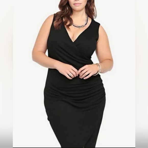 torrid | Dresses | Torrid Faux Wrap Dress | Poshmark